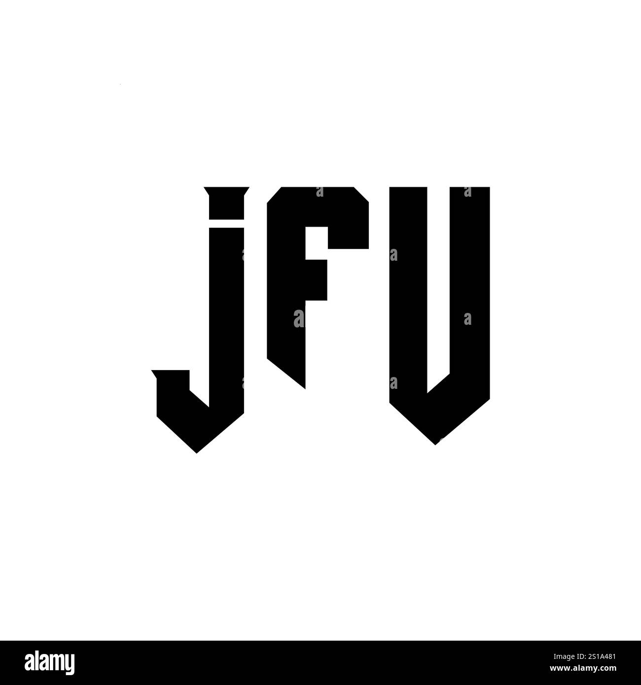 Jfu logo design hi-res stock photography and images - Alamy