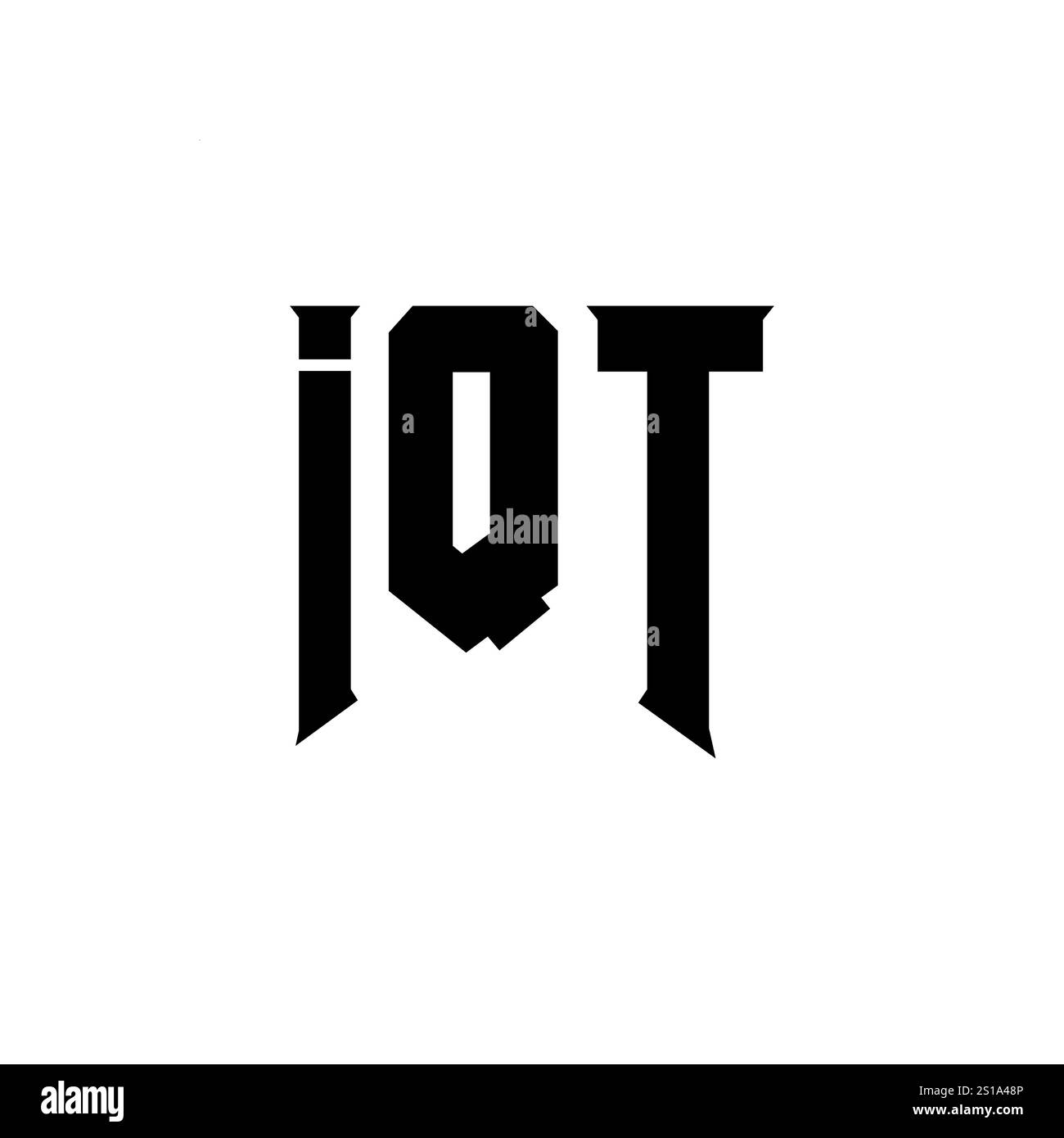 Iqt logo design hi-res stock photography and images - Alamy