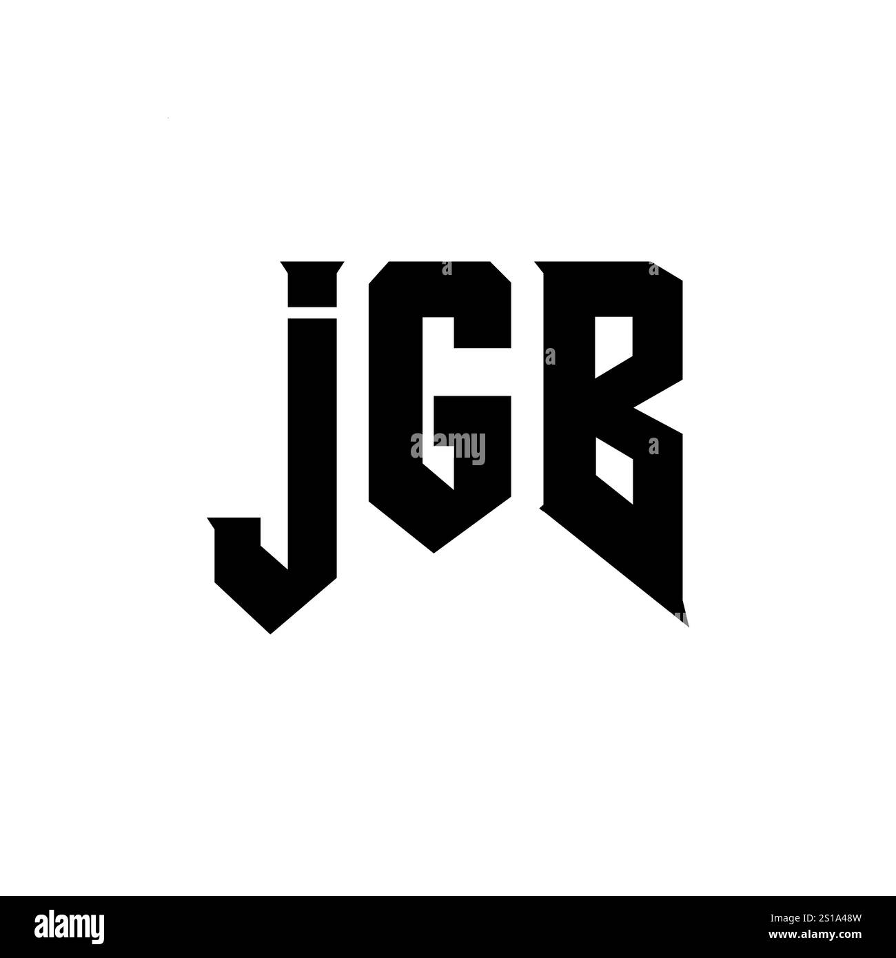 Jgb logo design hi-res stock photography and images - Alamy