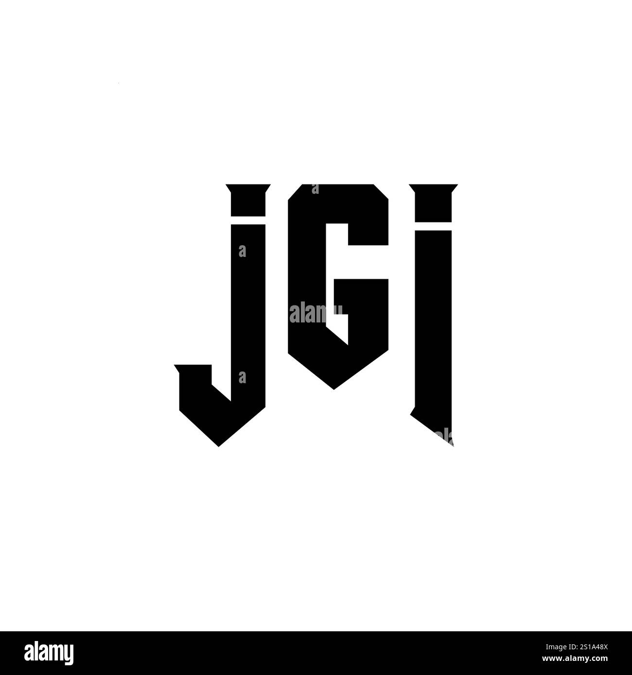 Jgi logo design Stock Vector Images - Alamy