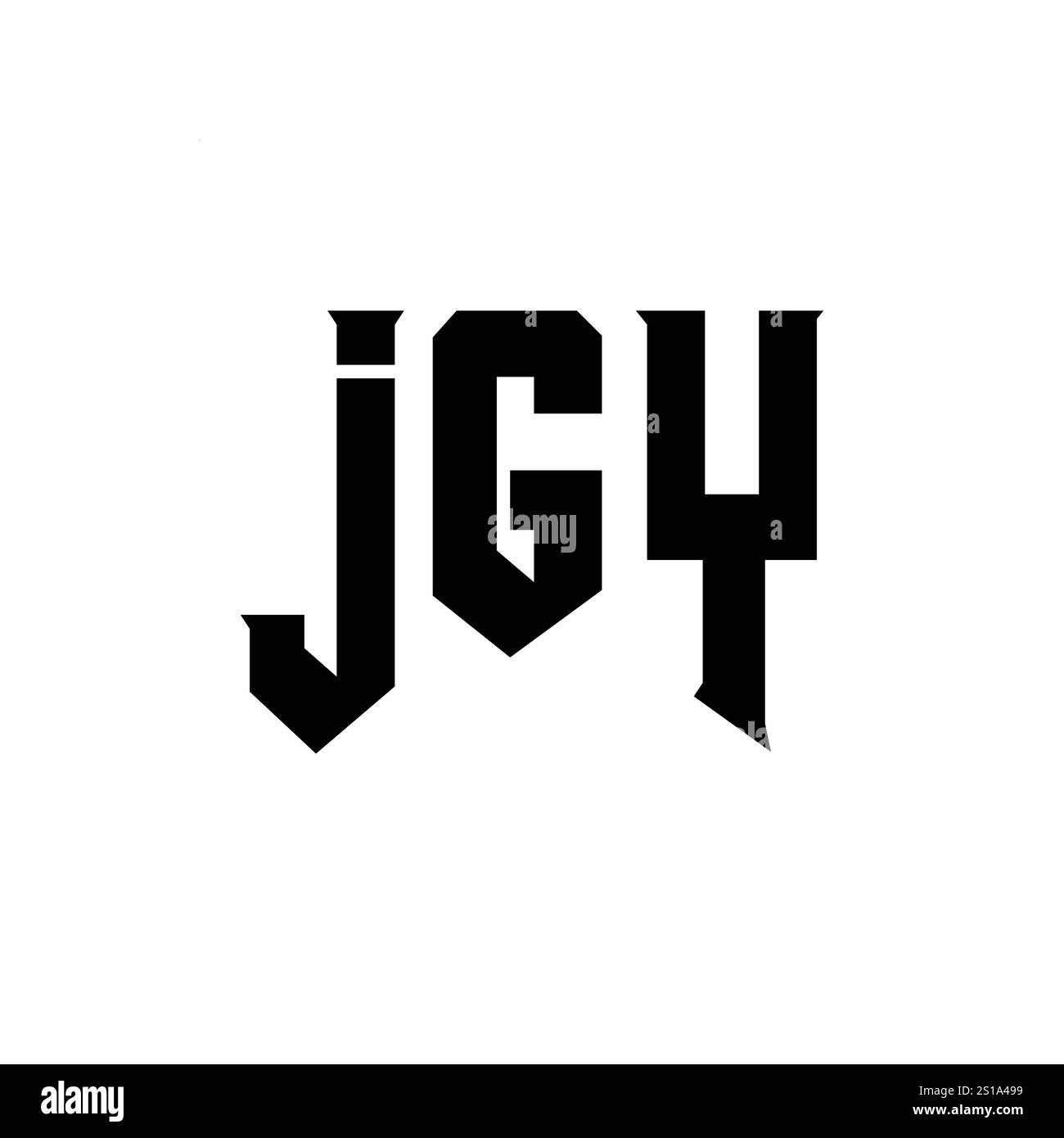JGY letter logo design for technology company. JGY logo design black ...