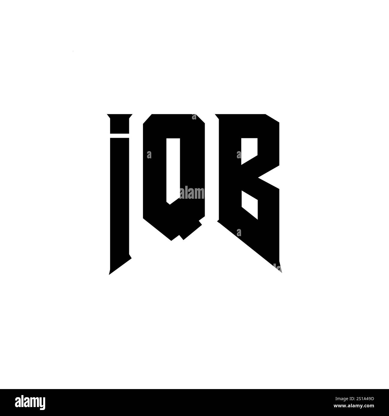 IQB letter logo design for technology company. IQB logo design black ...
