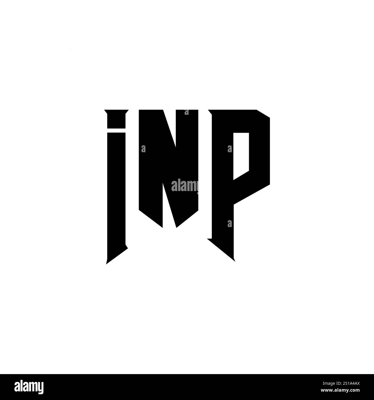 Inp Letter Logo Design For Technology Company Inp Logo Design Black