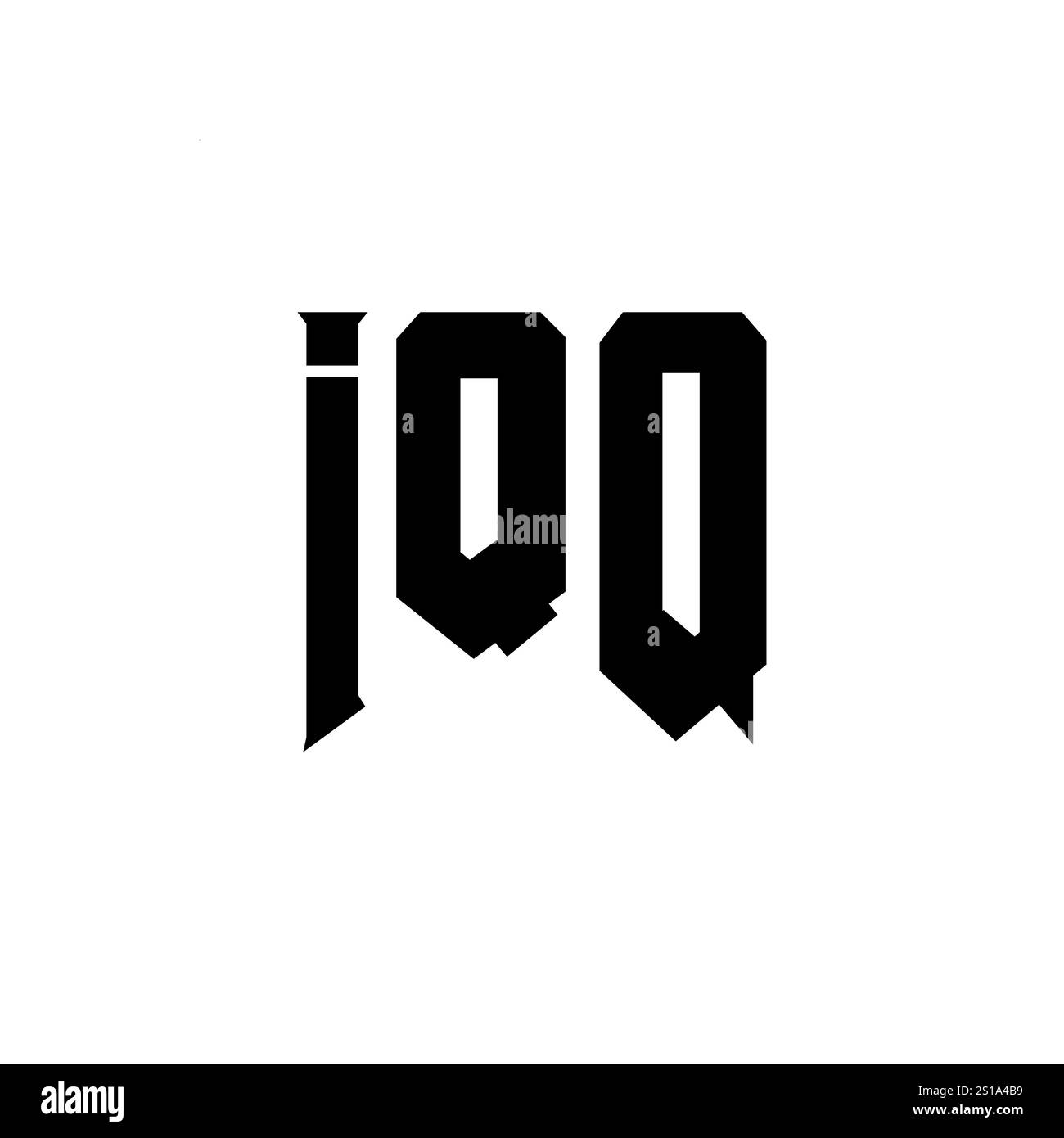 IQQ letter logo design for technology company. IQQ logo design black ...