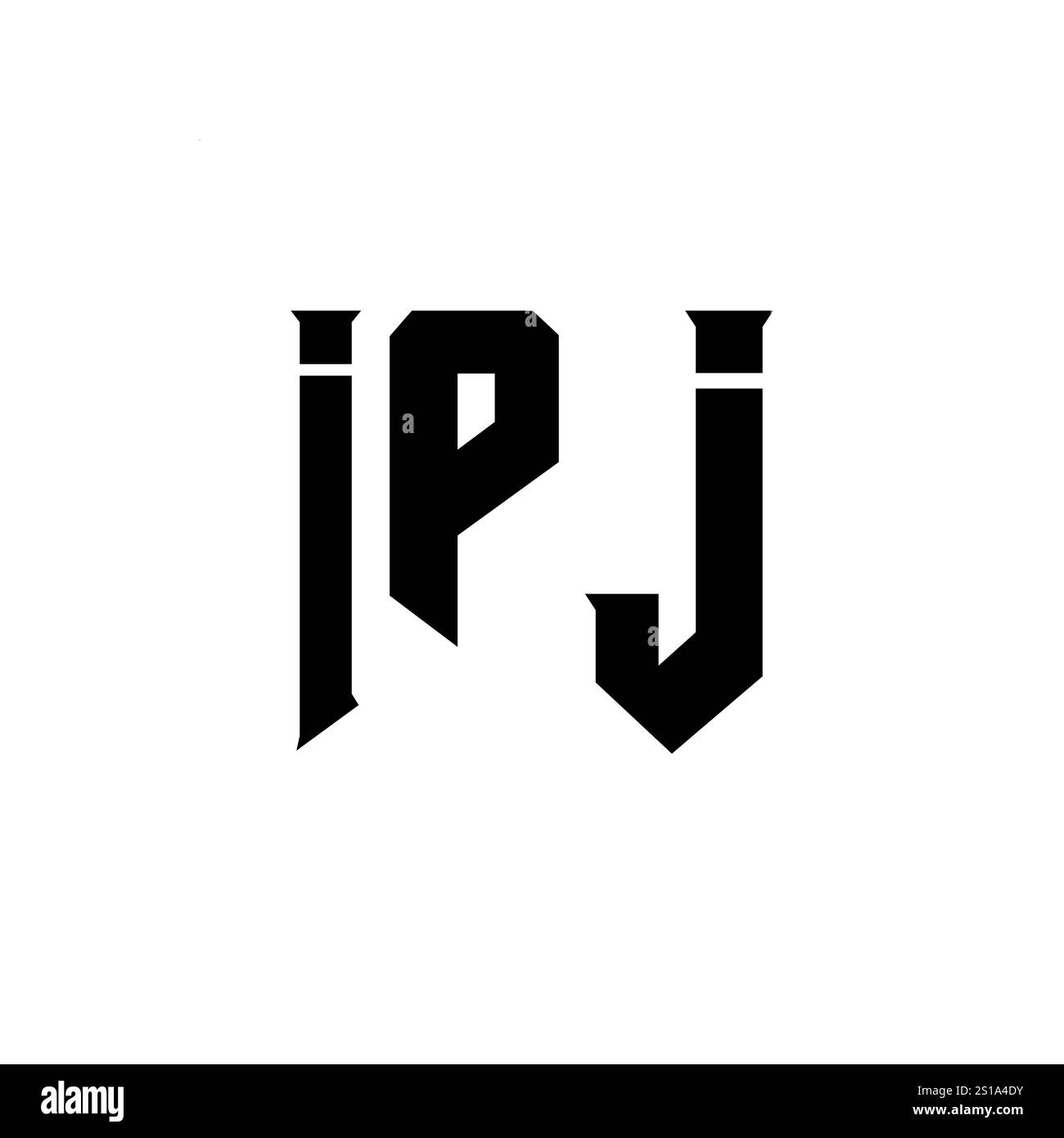 Ipj logo design hi-res stock photography and images - Alamy