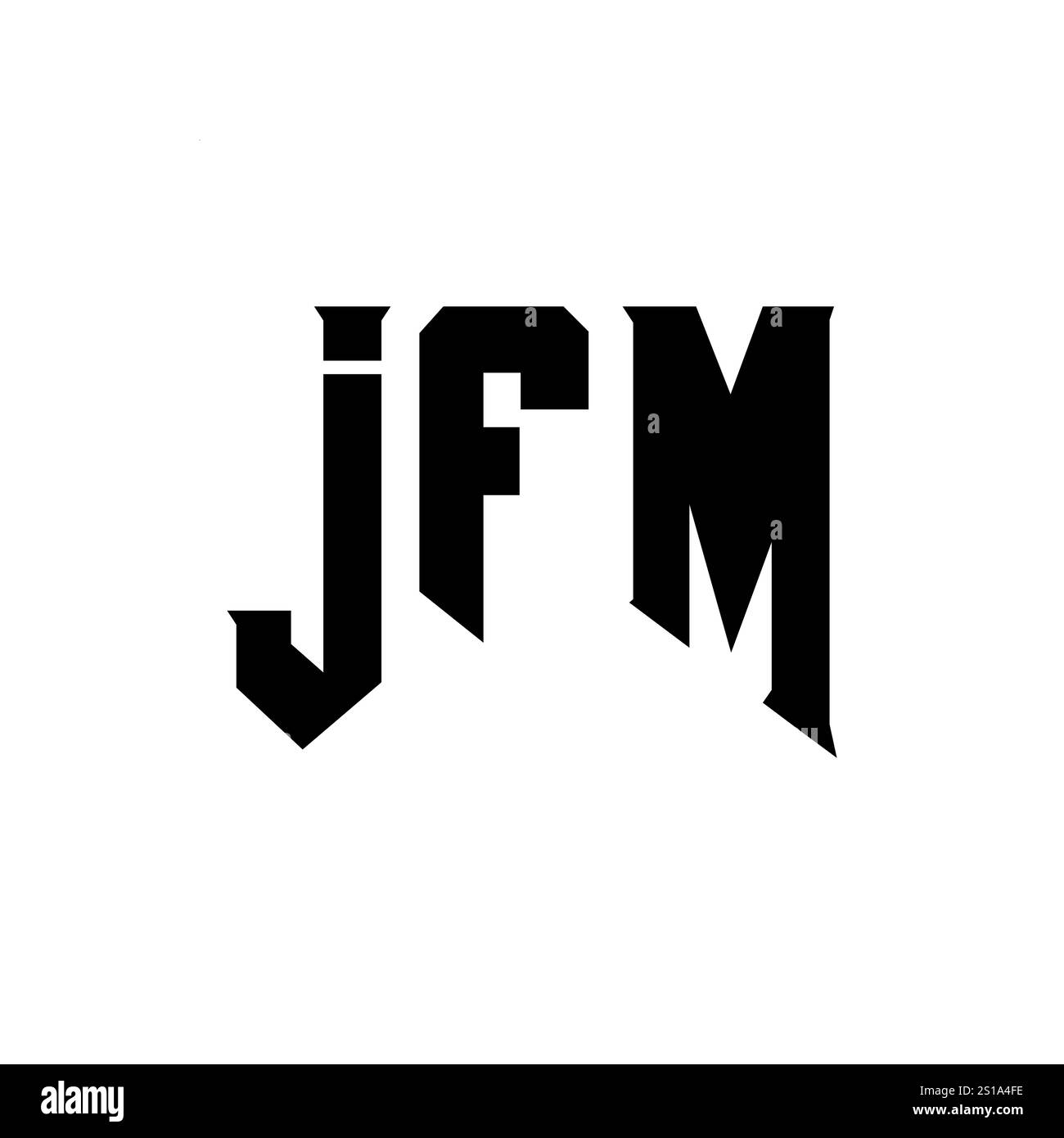 Jfm logo design Stock Vector Images - Alamy