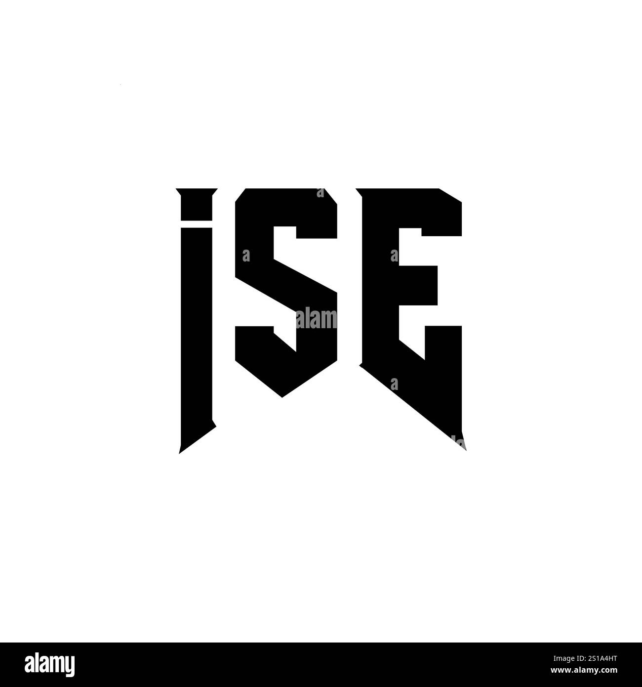 ISE letter logo design for technology company. ISE logo design black ...