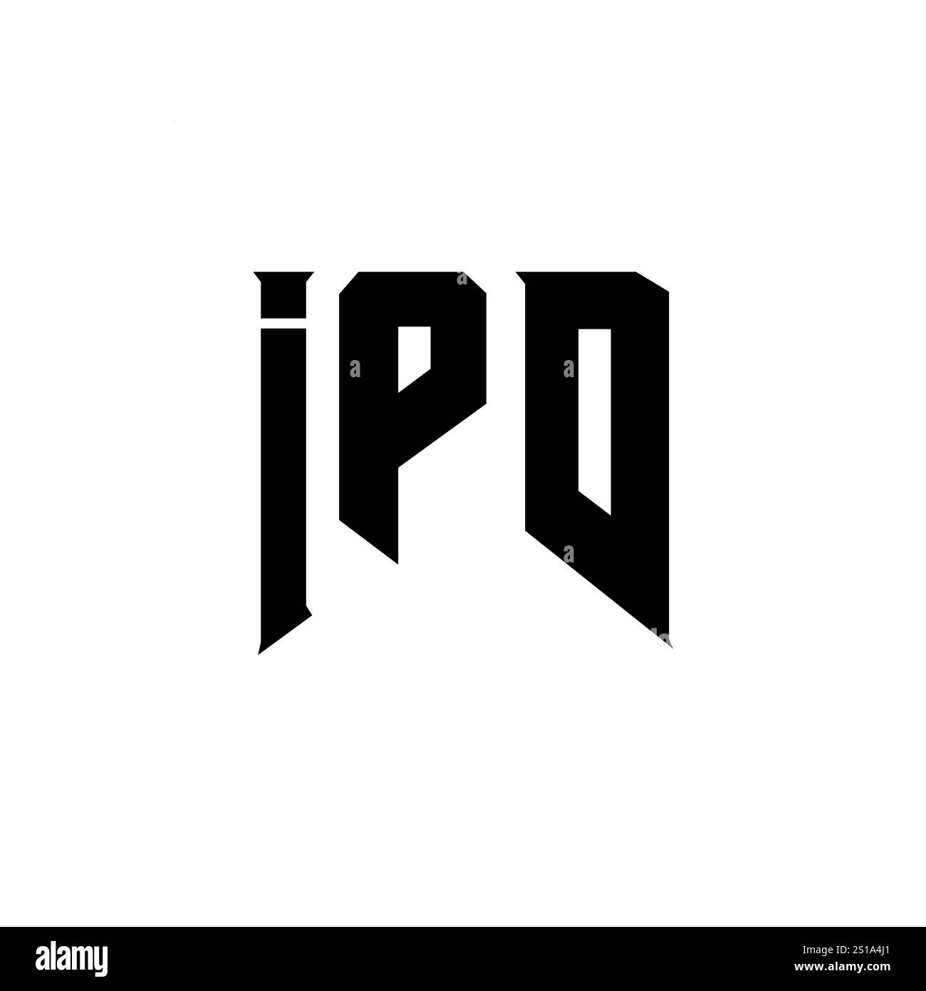 IPD letter logo design for technology company. IPD logo design black ...