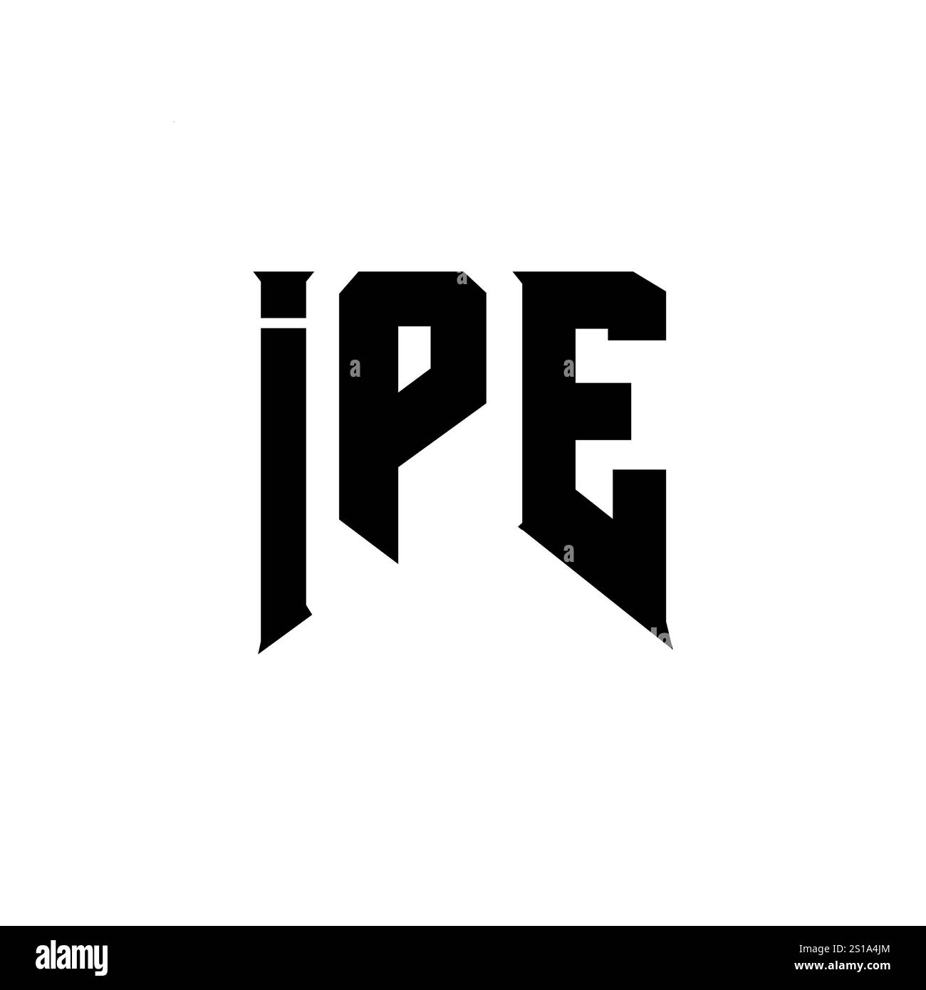 IPE letter logo design for technology company. IPE logo design black ...