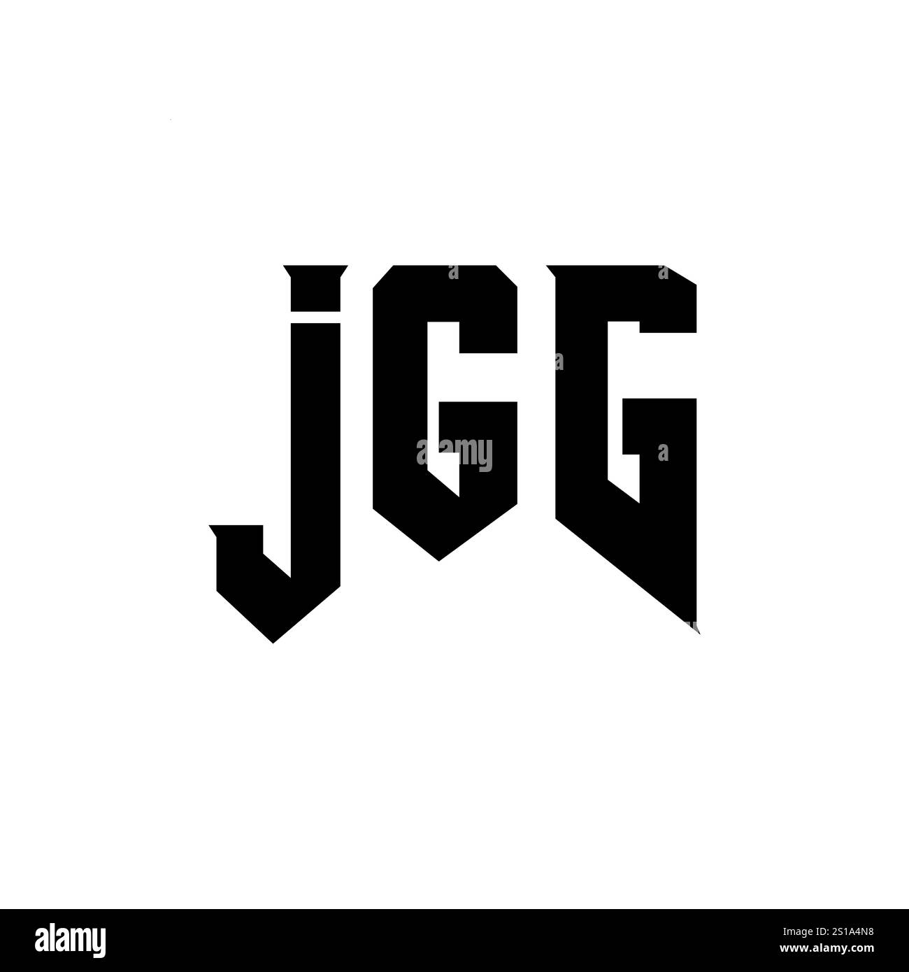 Jgg logo design Stock Vector Images - Alamy