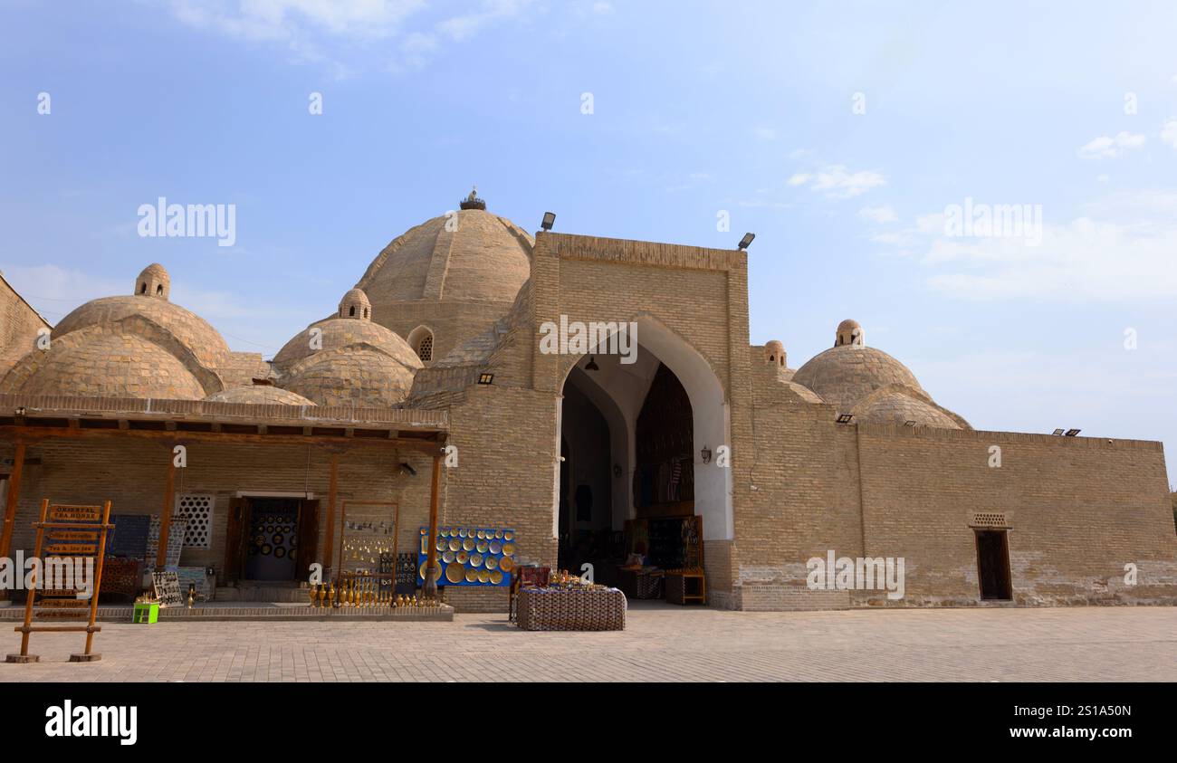 a Trading Dome in Uzbekistan. an architectural monument and one of the ...