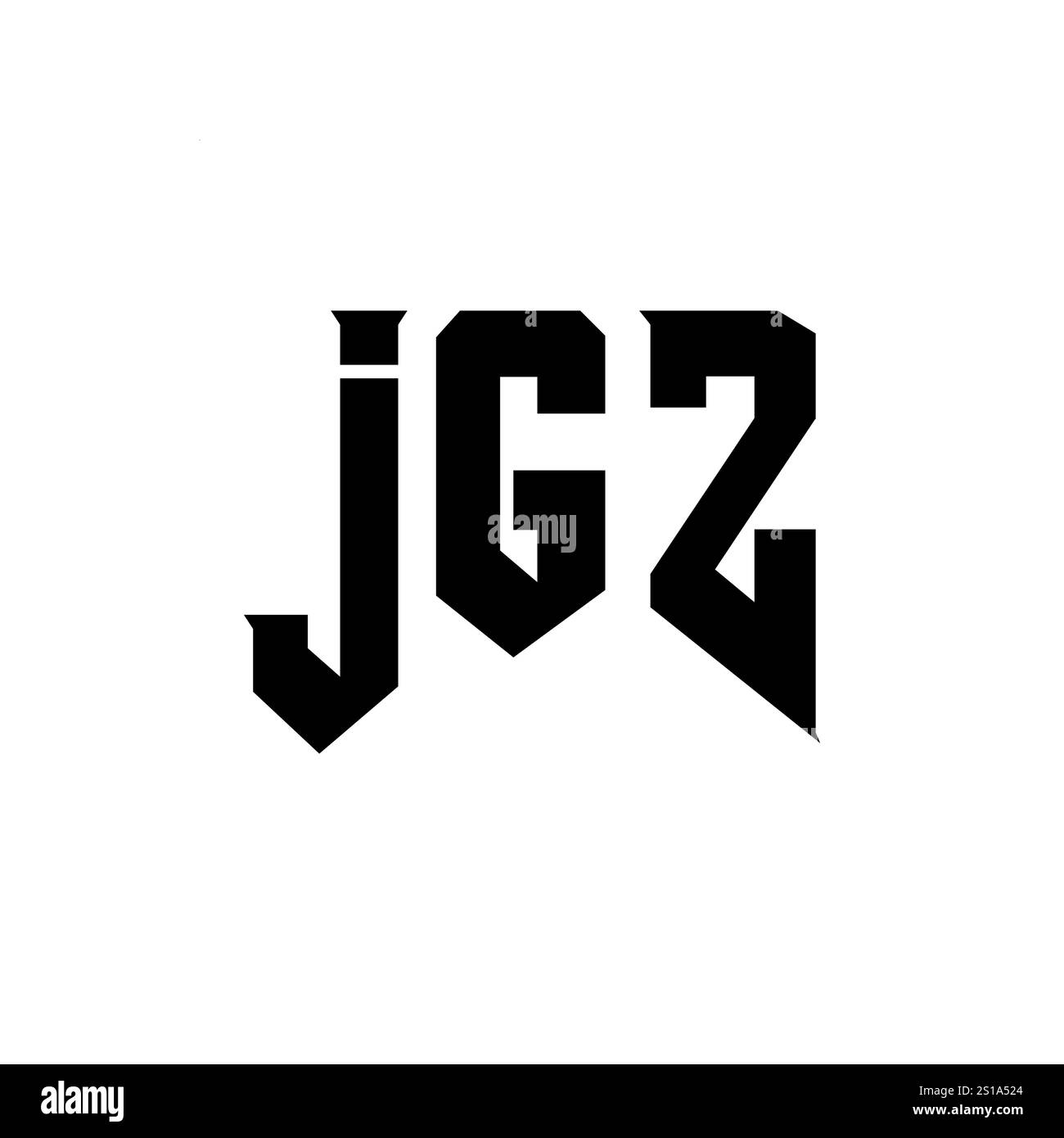 Jgz logo design hi-res stock photography and images - Alamy