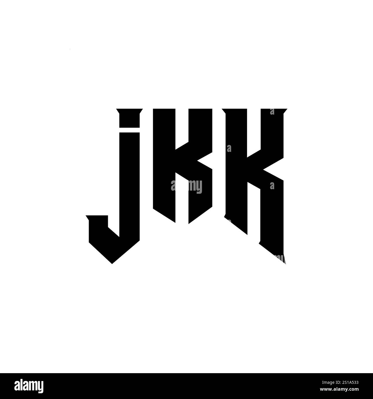 JKK letter logo design for technology company. JKK logo design black ...