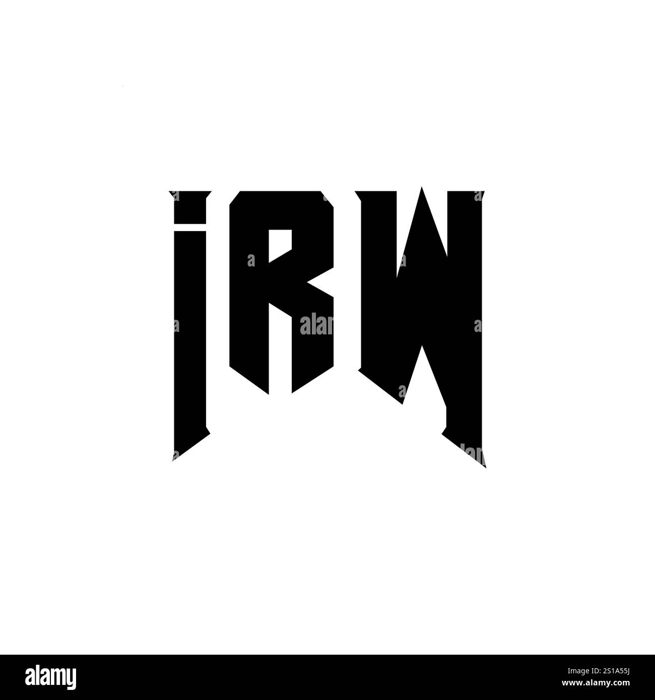 Irw logo design hi-res stock photography and images - Alamy