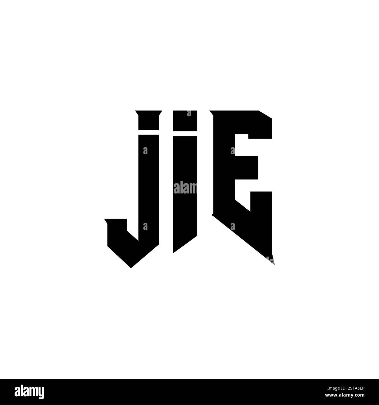 Jie logo design Stock Vector Images - Alamy