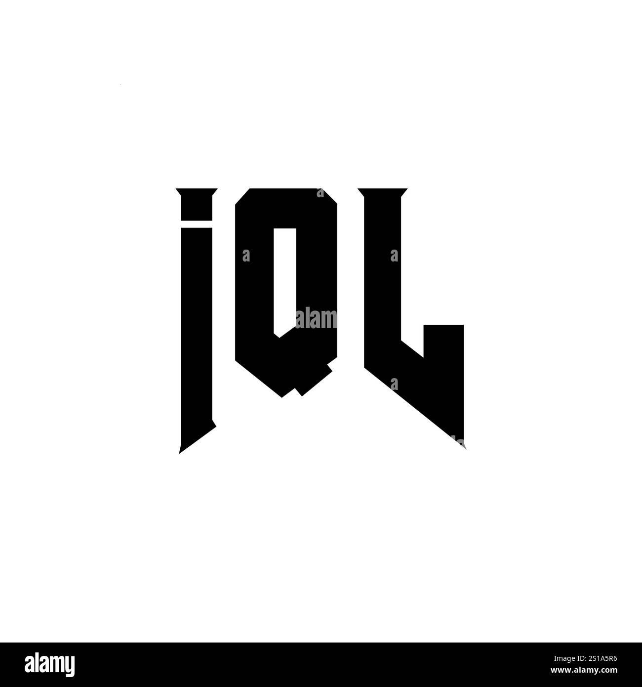 IQL letter logo design for technology company. IQL logo design black ...