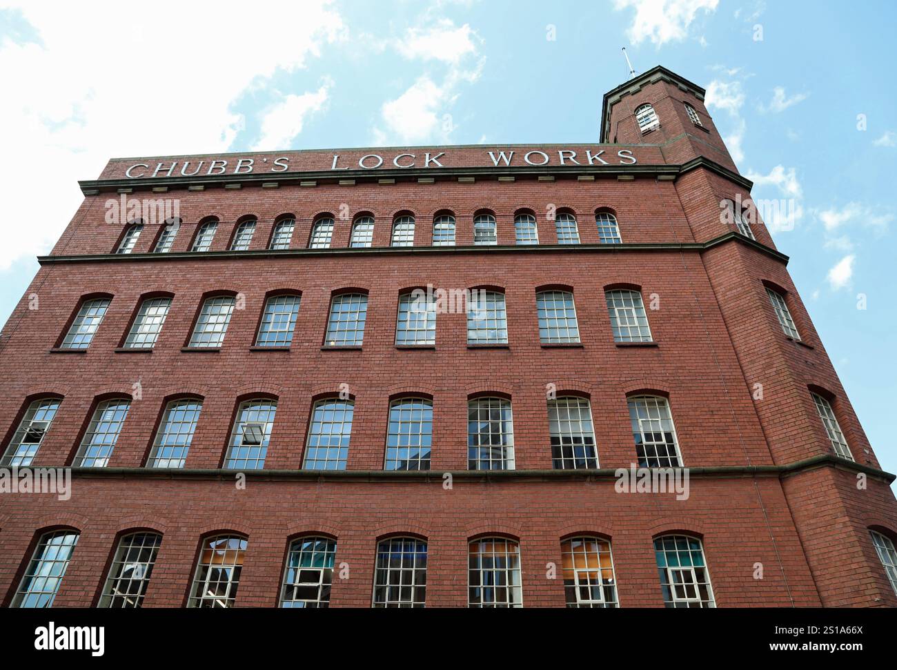 Chubbs Lock Works in Wolverhampton Stock Photo - Alamy