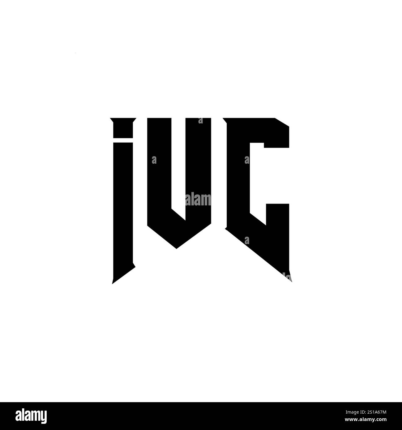 IUC letter logo design for technology company. IUC logo design black ...