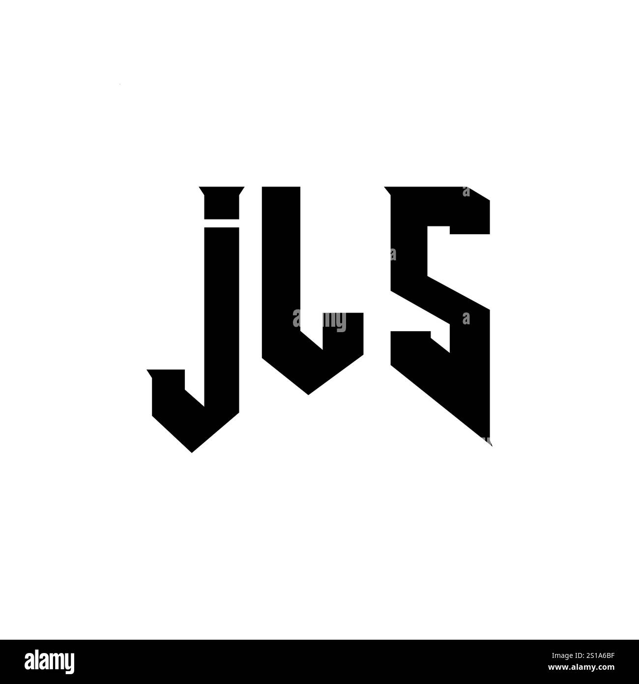 JLS letter logo design for technology company. JLS logo design black ...