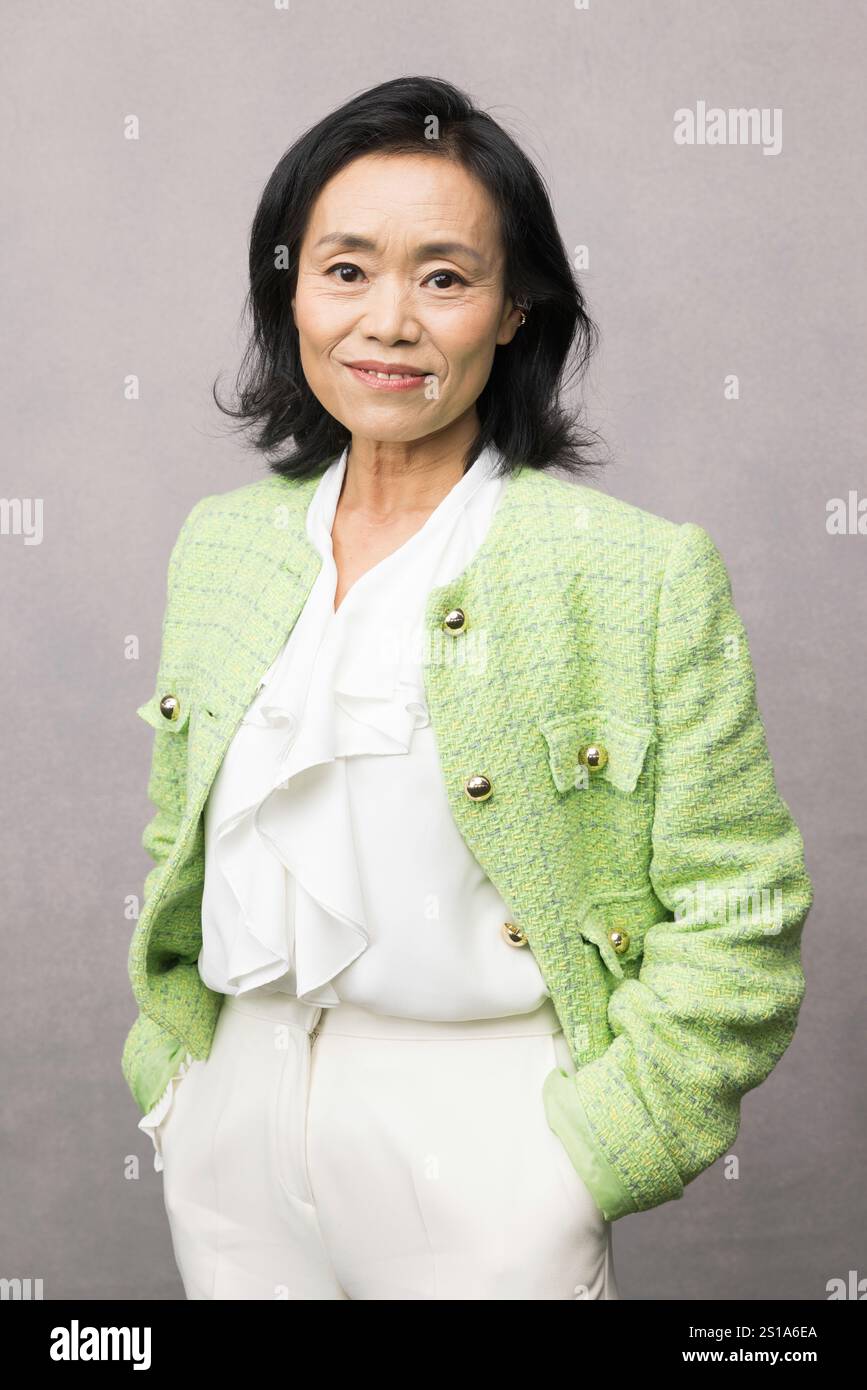 Kang Ae-sim poses for a portrait to promote the second season of "Squid ...