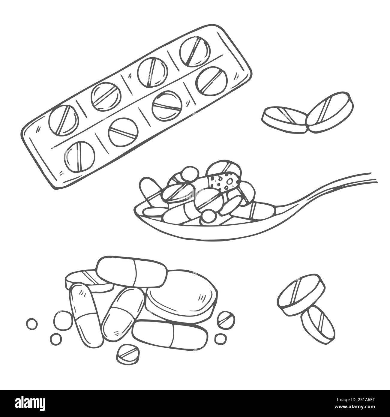 Pills in box pharmacy Stock Vector Images - Alamy