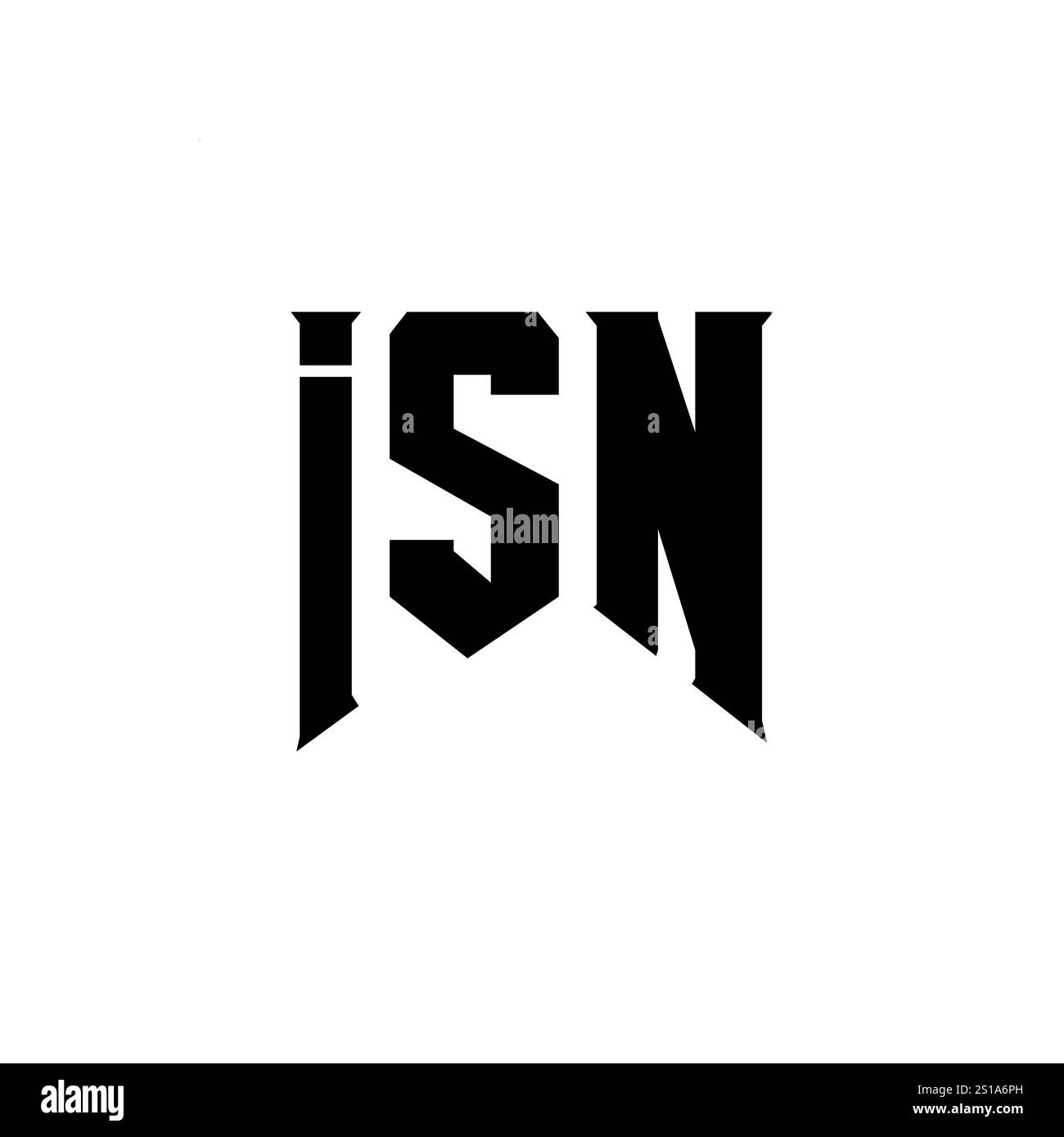 Isn logo design hi-res stock photography and images - Alamy