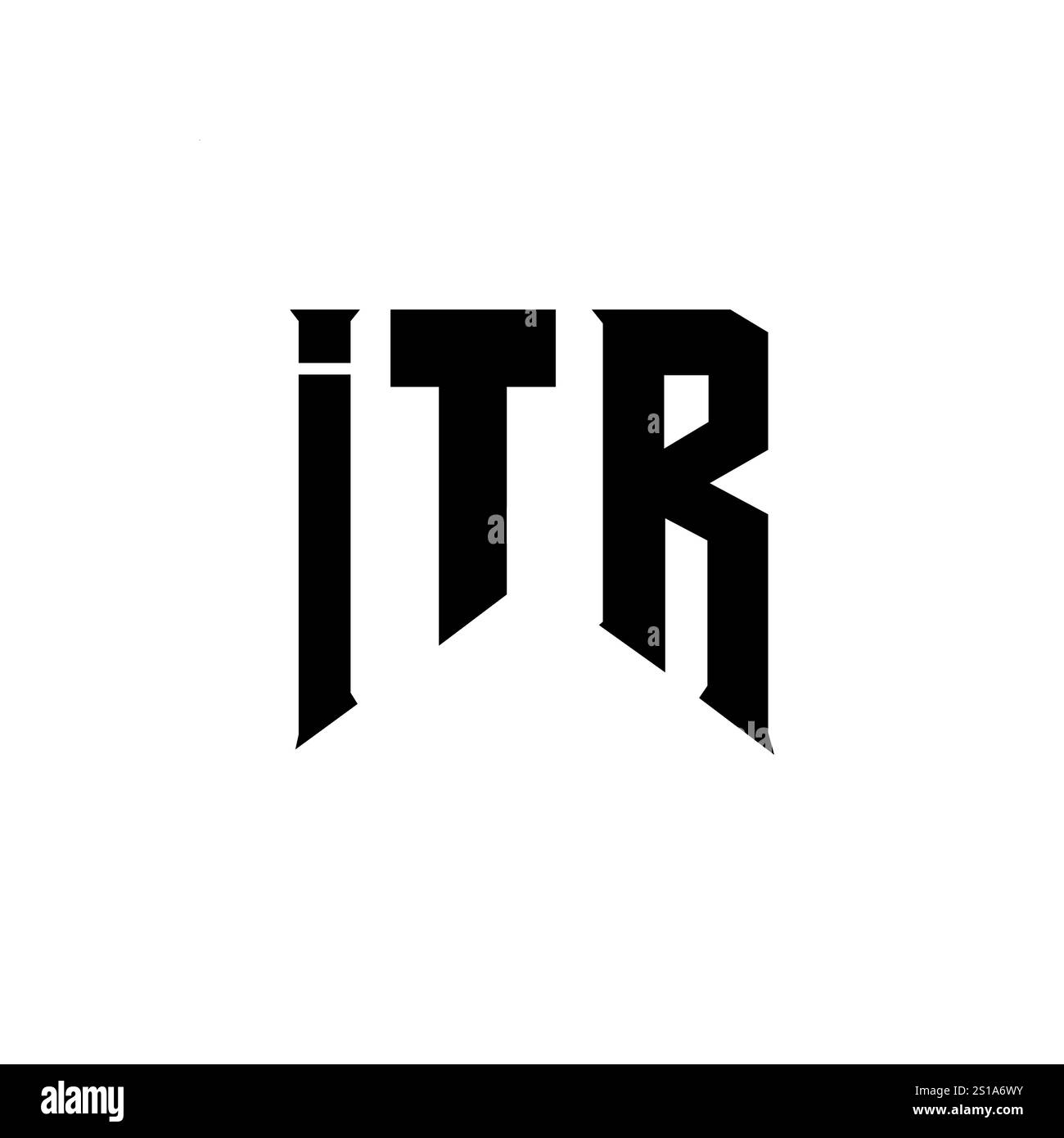 ITR letter logo design for technology company. ITR logo design black ...