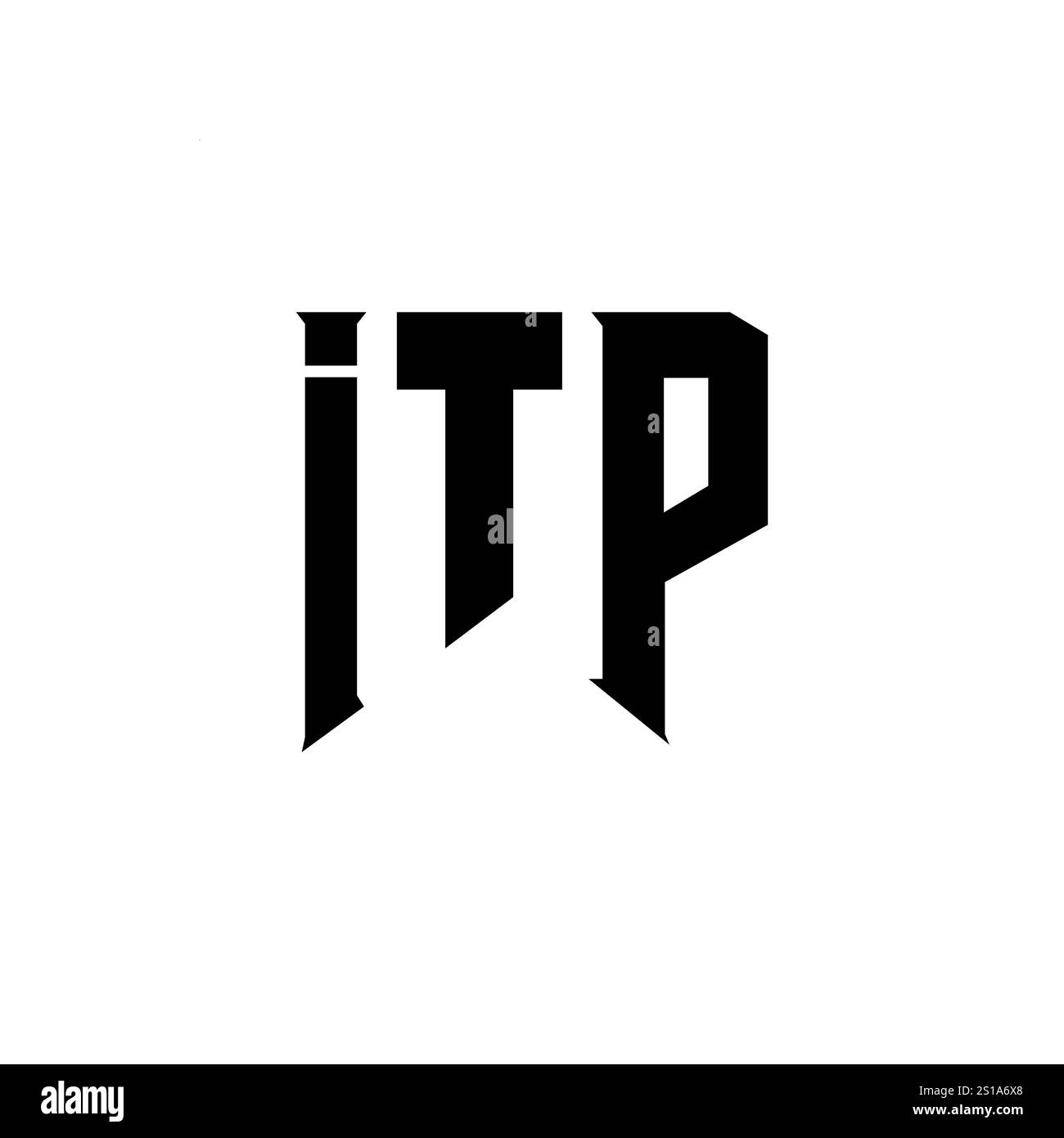 ITP letter logo design for technology company. ITP logo design black ...