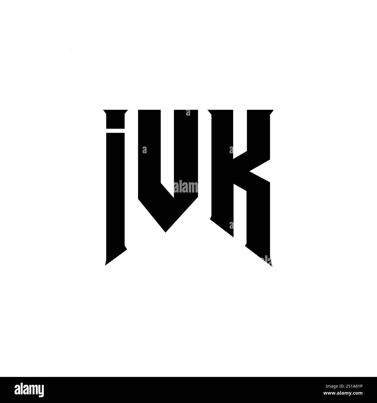 Ivk logo design hi-res stock photography and images - Alamy
