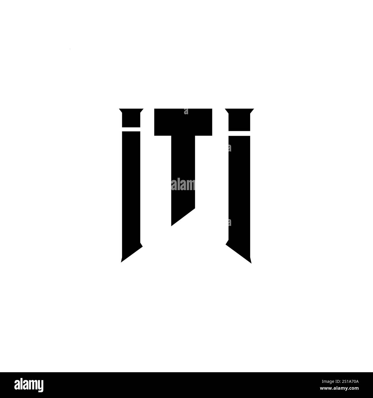 Iti logo design Cut Out Stock Images & Pictures - Alamy