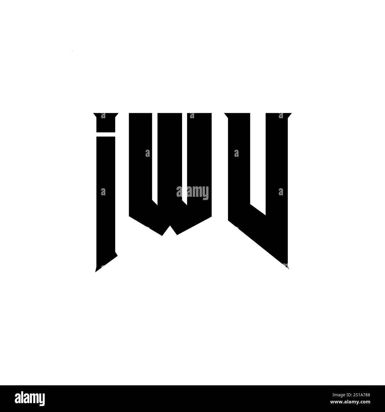 Iwv logo design hi-res stock photography and images - Alamy