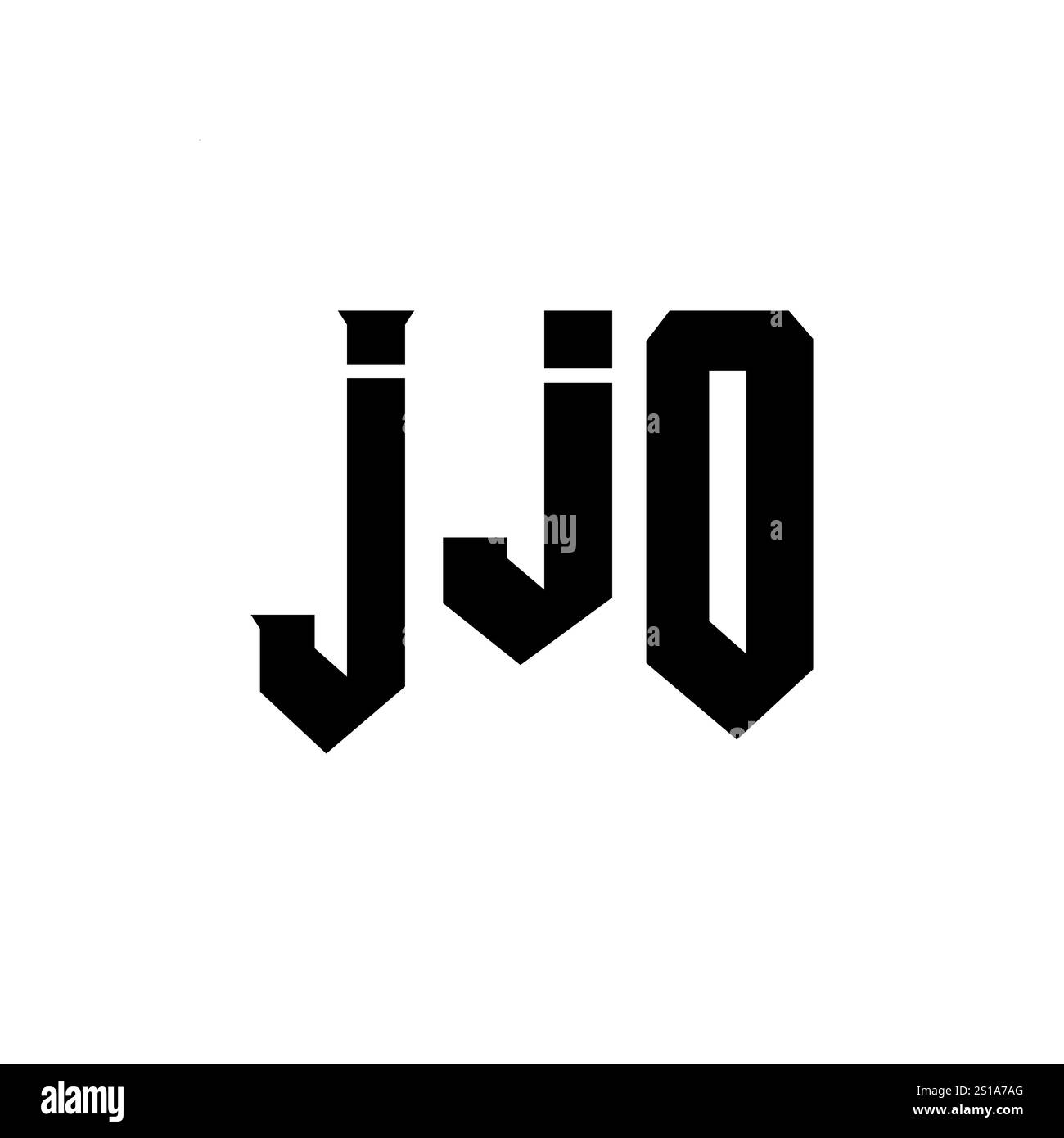 JJO letter logo design for technology company. JJO logo design black ...