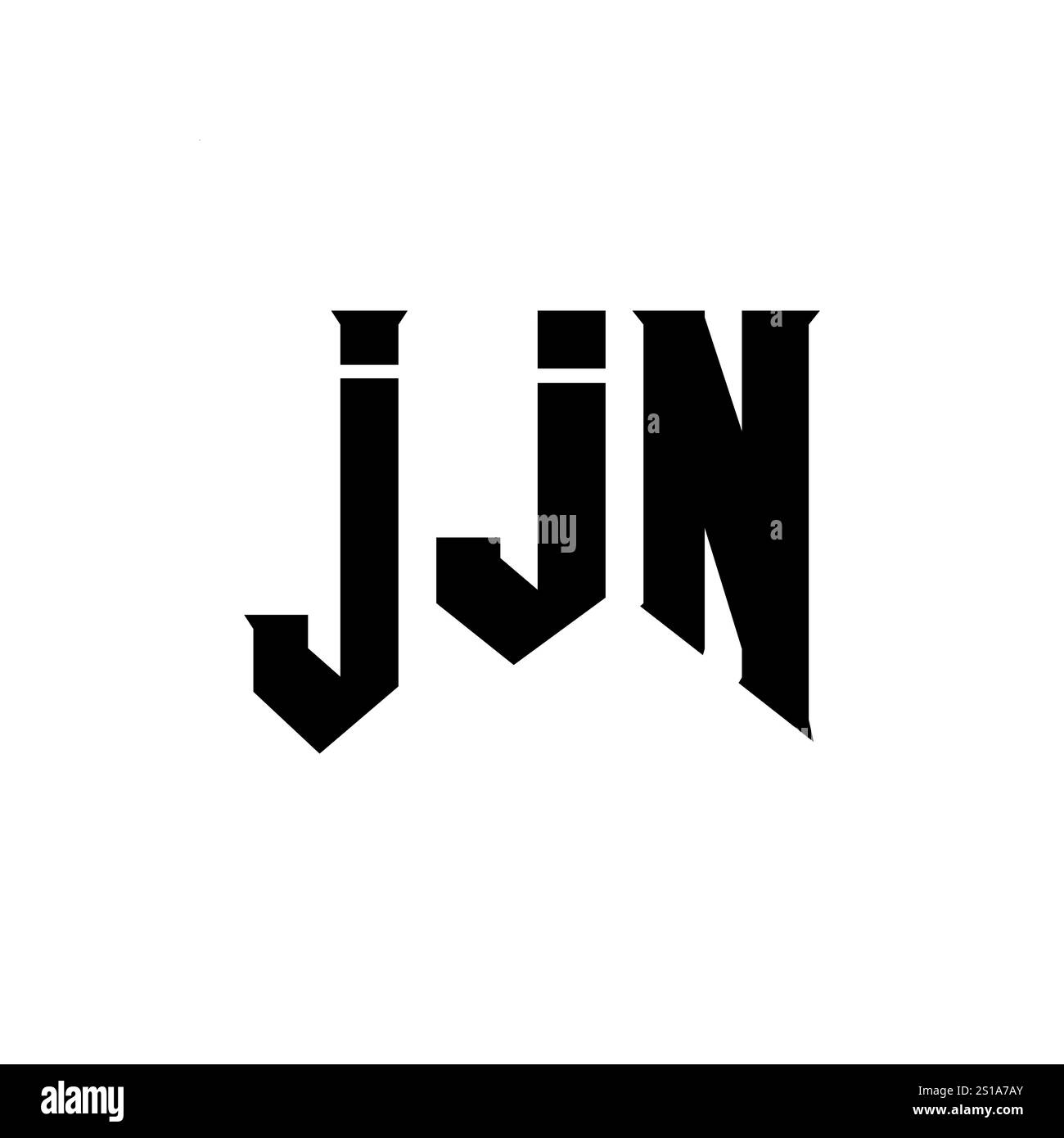 Jjn logo design Stock Vector Images - Alamy