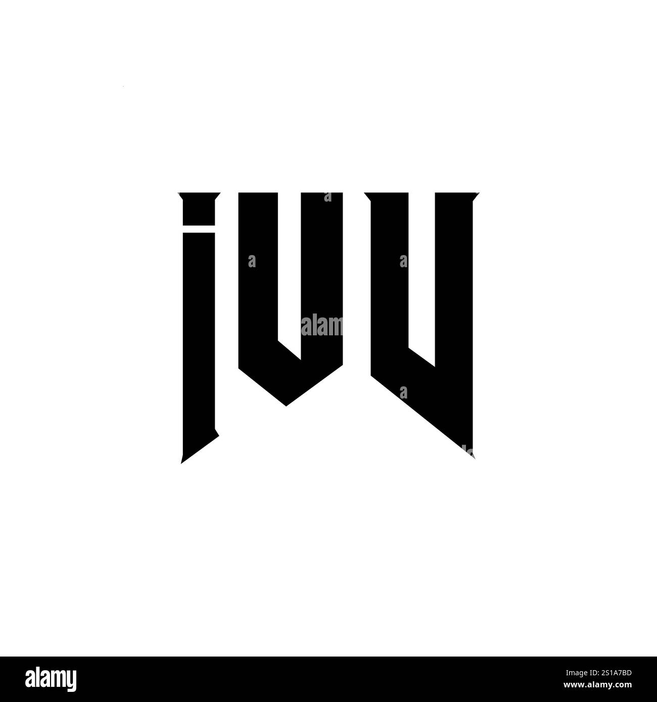 IUV letter logo design for technology company. IUV logo design black ...