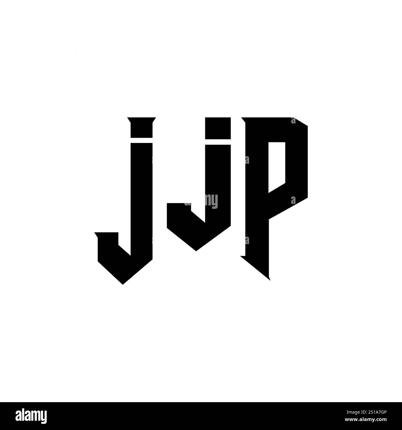 JJP letter logo design for technology company. JJP logo design black ...