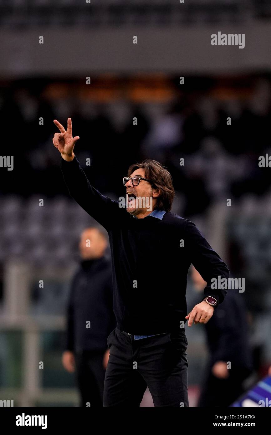 Torino, Italia. 21st Dec, 2024. TorinoÕs head coach Paolo Vanoli during ...
