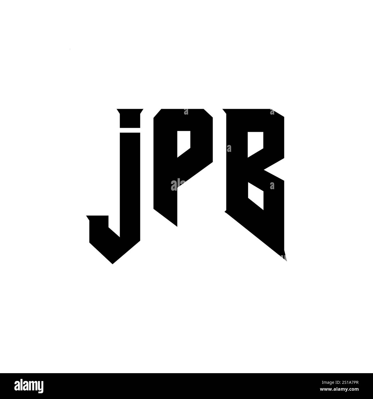 JPB letter logo design for technology company. JPB logo design black ...
