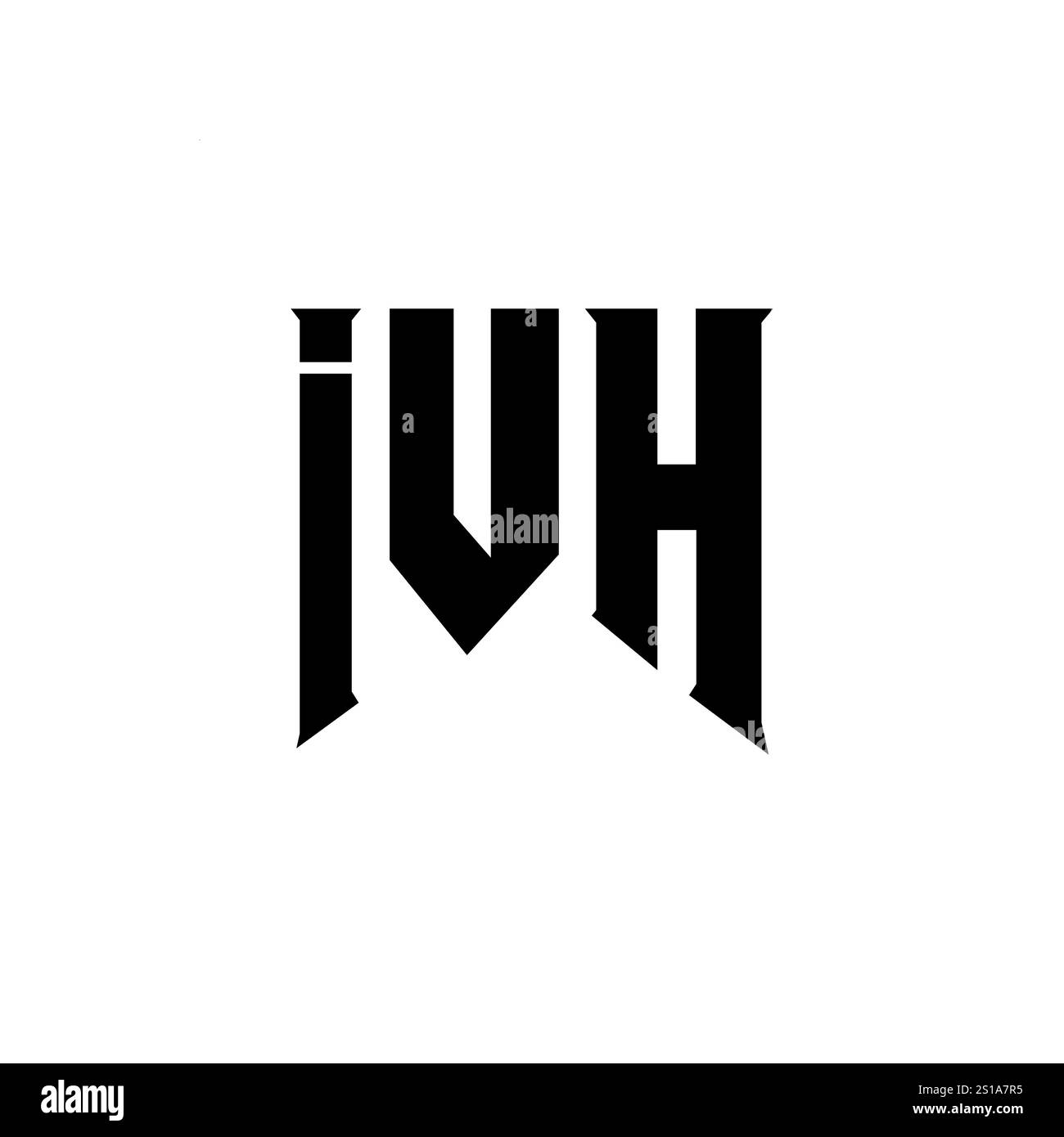 Ivh logo design Stock Vector Images - Alamy