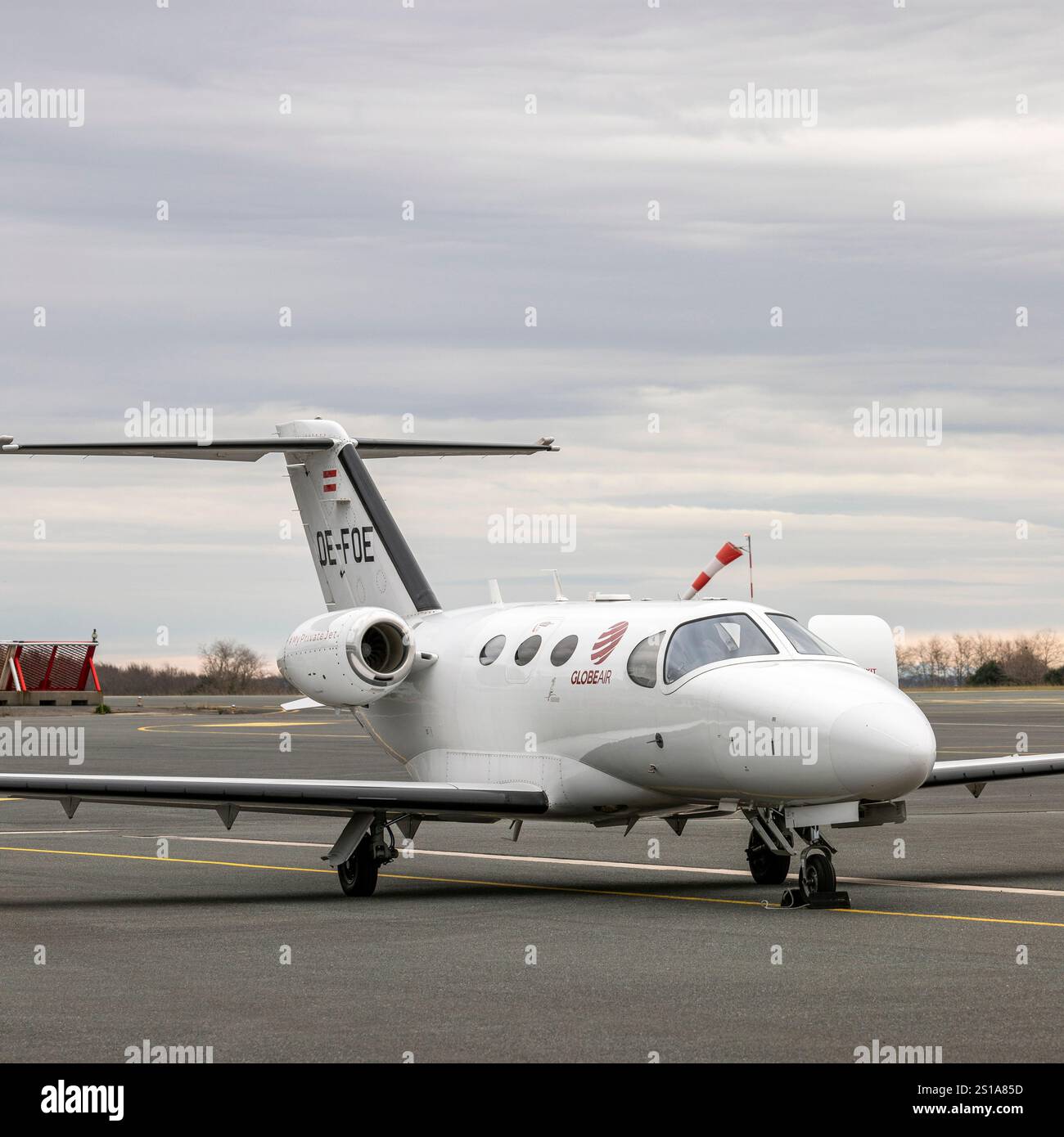 GlobeAir Cessna 510 Citation Mustang at Biarritz airport Stock Photo ...