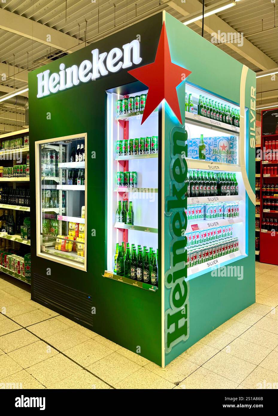 Heineken, supermarket, interior, promotion, promotions, consumerism ...