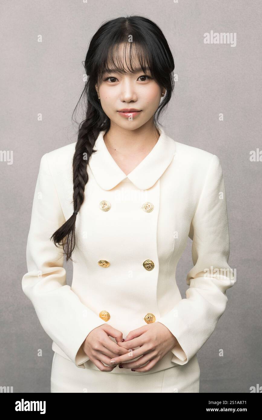 Jo Yu-ri poses for a portrait to promote the second season of "Squid ...