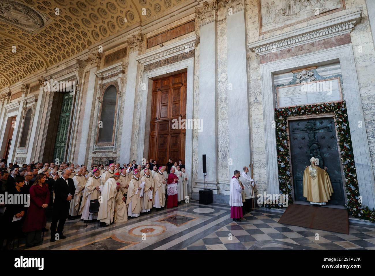 Rome, Italy. 29th Dec, 2024. Rome's Cardinal Vicar Baldassare Reina ...