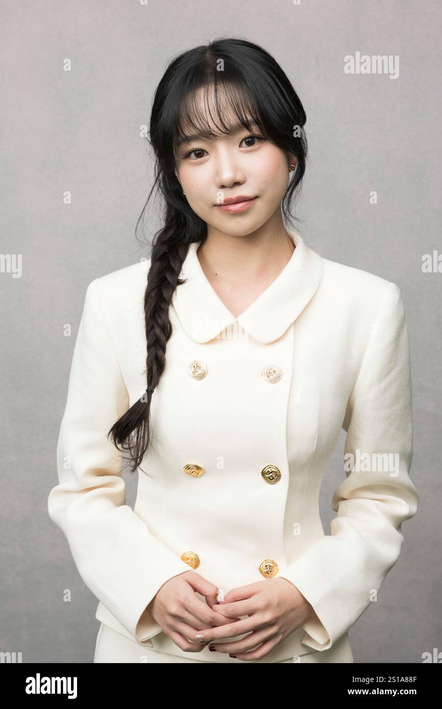 Jo Yu-ri poses for a portrait to promote the second season of "Squid Game" on Wednesday, Dec. 11 ...