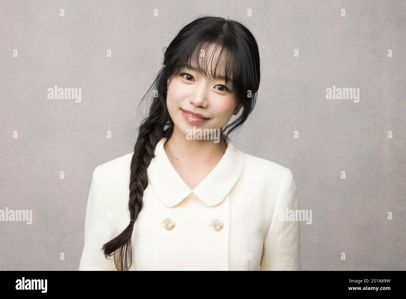 Jo Yu-ri poses for a portrait to promote the second season of "Squid ...