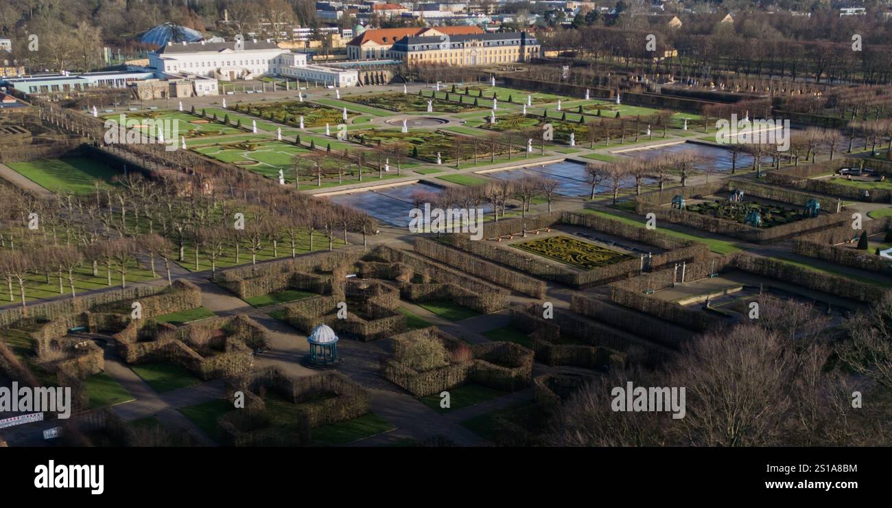Hanover, Germany. 02nd Jan, 2025. View of the Great Garden of the ...