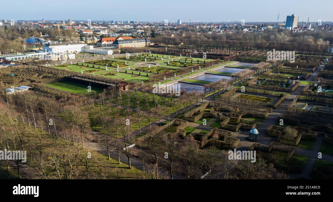 Hanover, Germany. 02nd Jan, 2025. View of the Great Garden of the ...