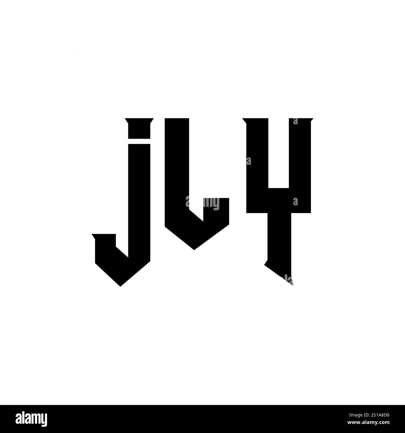 Jly logo design hi-res stock photography and images - Alamy