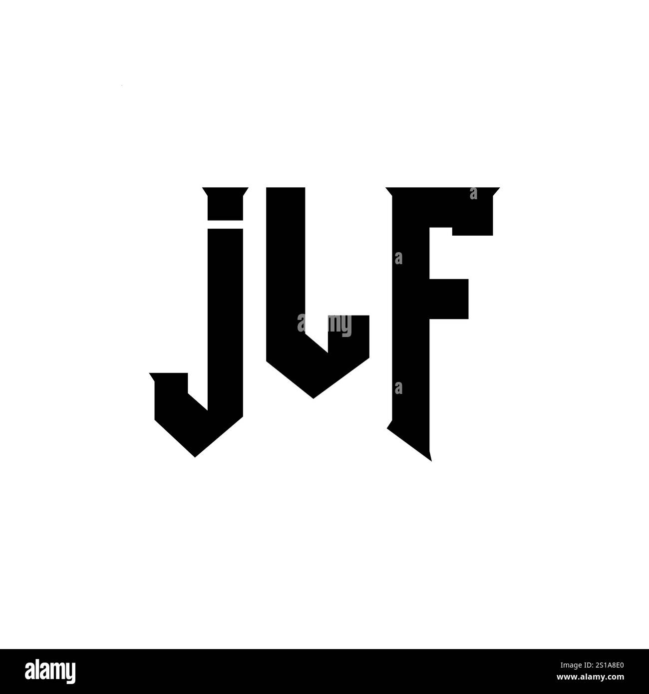 Jlf logo design Cut Out Stock Images & Pictures - Alamy