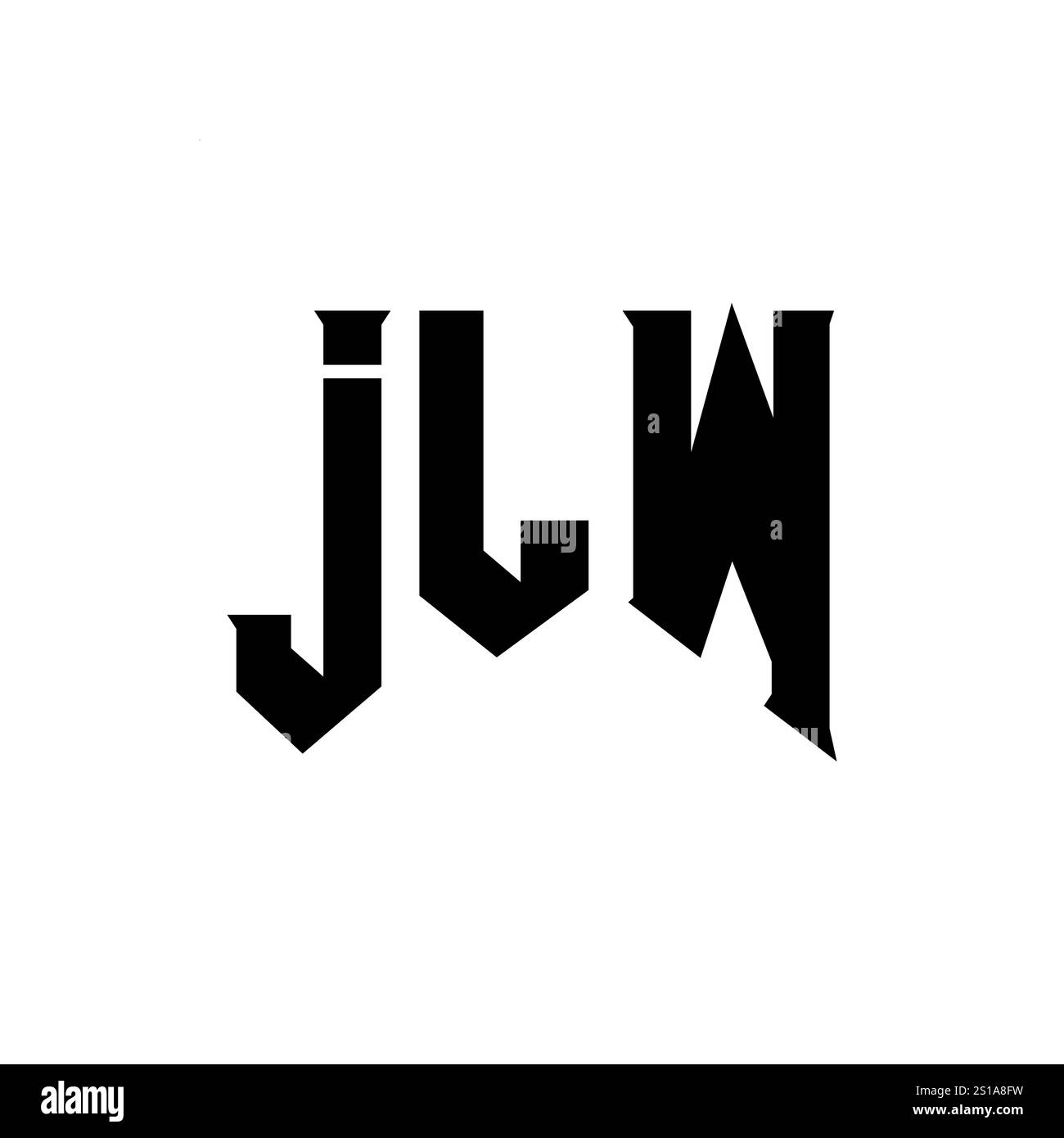 Jlw logo design hi-res stock photography and images - Alamy