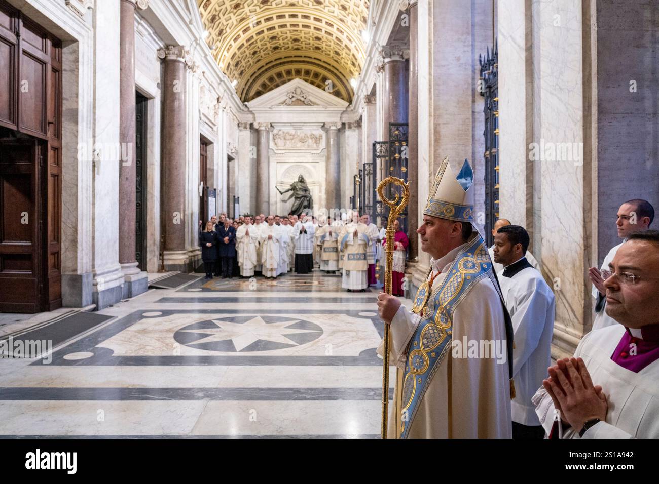Cardinal Rolandas Makrickas leads the Opening Ceremony of the Holy Door ...